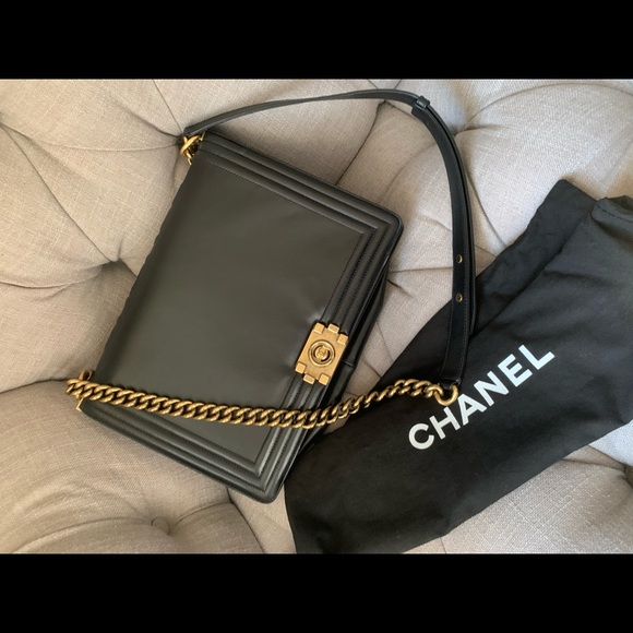 CHANEL | Bags | Chanel Boyfriend Bag Large | Poshmark